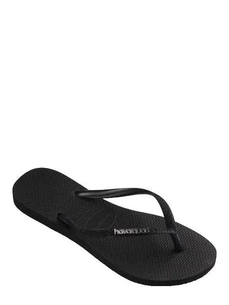Havaianas Slim Glitter Ii Flip Flop - Black