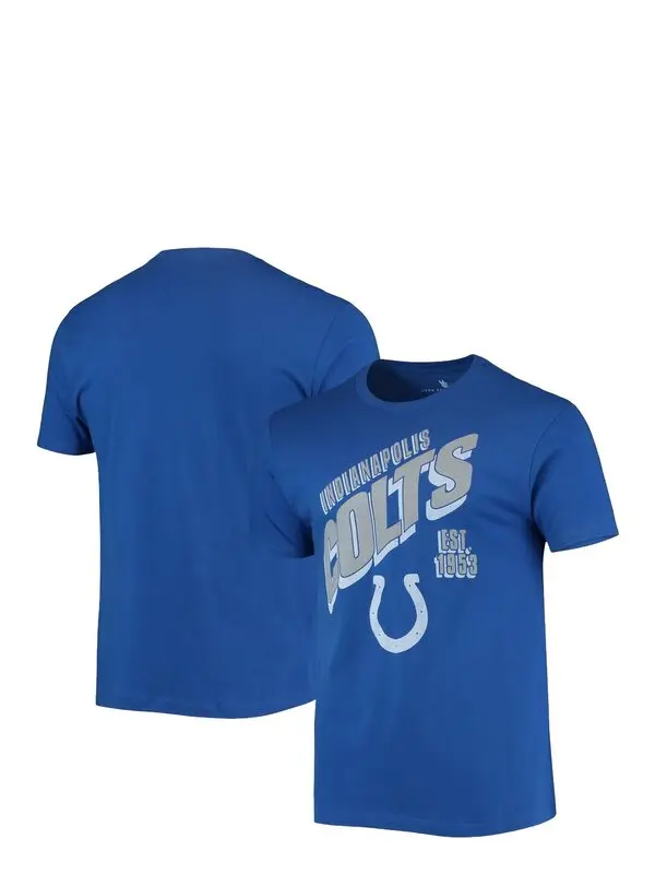 Junk Food Indianapolis Colts Slant T-shirt - Royal