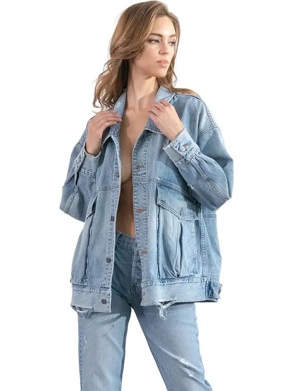 SIWY Riley Volume Jacket - Denim