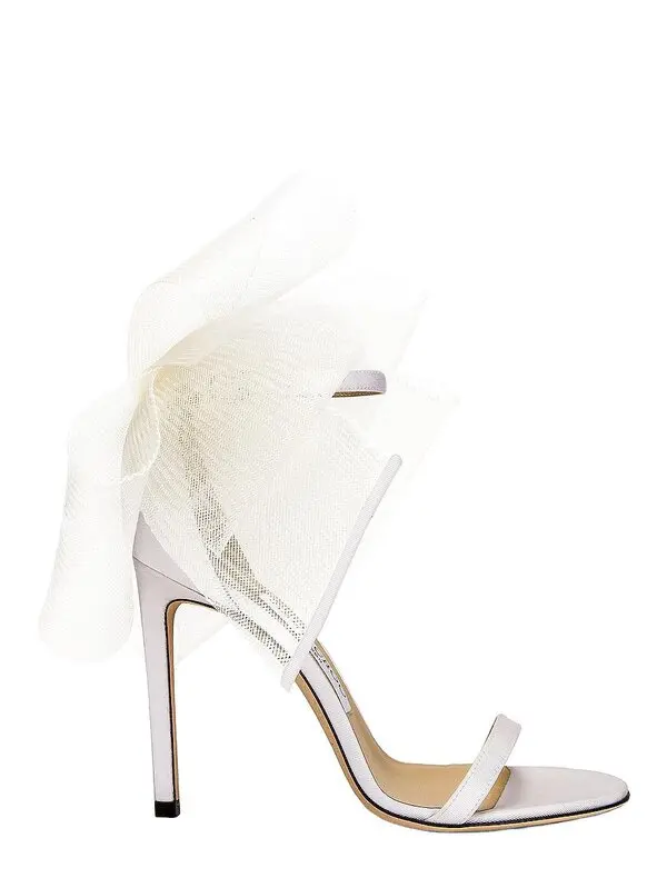 JIMMY CHOO Aveline 100 Sandal - Latte