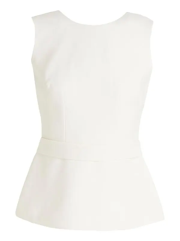 Safiyaa Riddhi Belted Top - Ivory