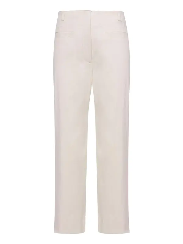Proenza Schouler Mid-rise Bootcut Trousers - White