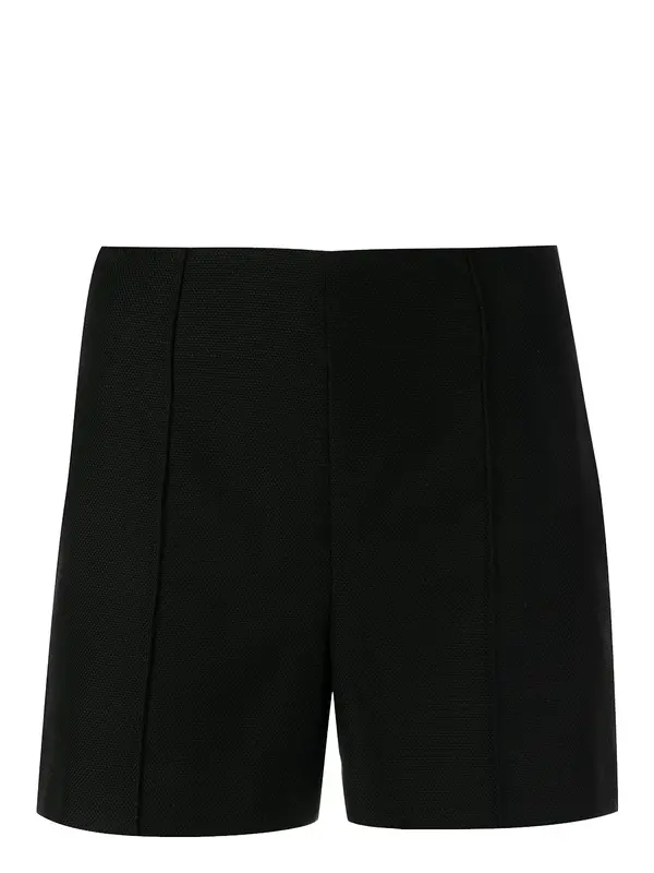 Vince Sculptural Panama Shorts - Black