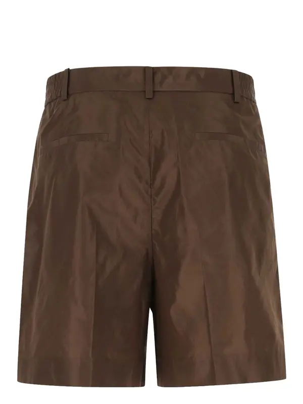 Valentino Garavani Pressed-crease Tailored Shorts - Brown