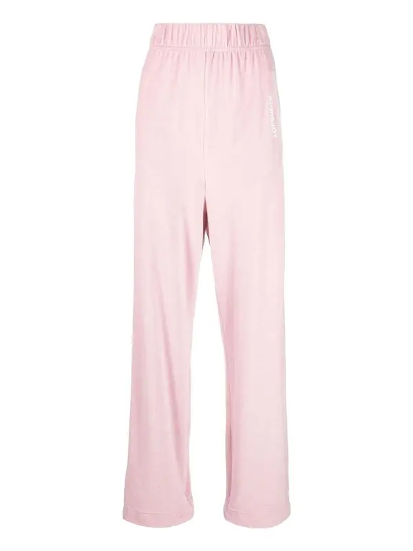 Khrisjoy Elasticated-waist Trousers - Pink