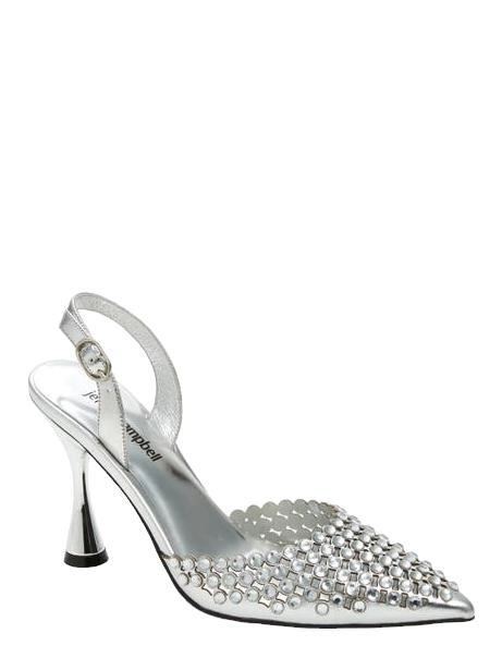Jeffrey Campbell Shiner Slingback Pump - Silver