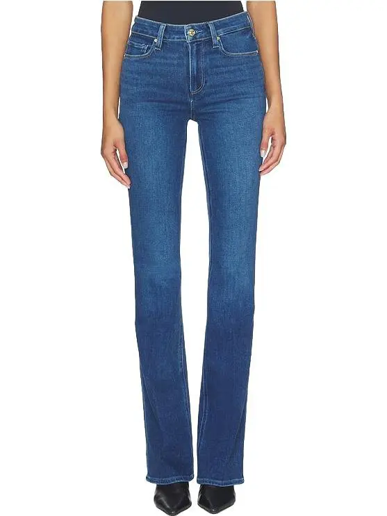 Paige High Rise Laurel Canyon Jeans - Aerial