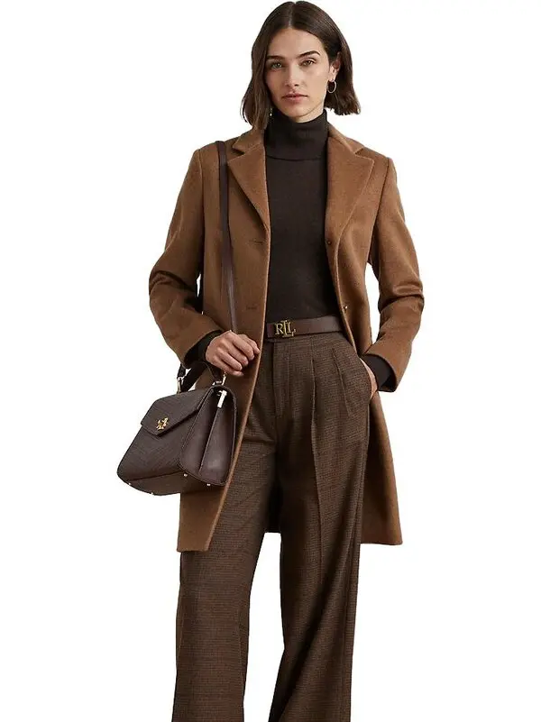 Ralph Lauren Tailored Wool-blend Coat - New Vicuna