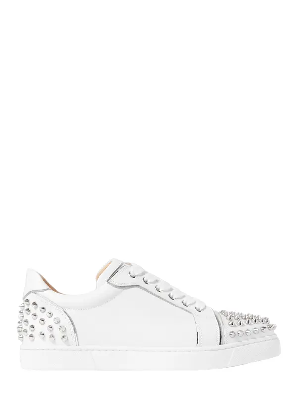 CHRISTIAN LOUBOUTIN Vieira 2 Embellished Sneakers - White