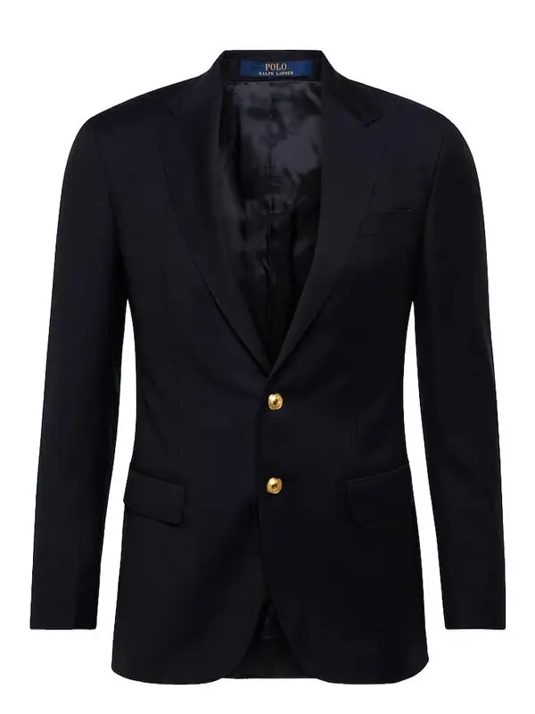 Ralph Lauren Wool Twill Blazer - Blue