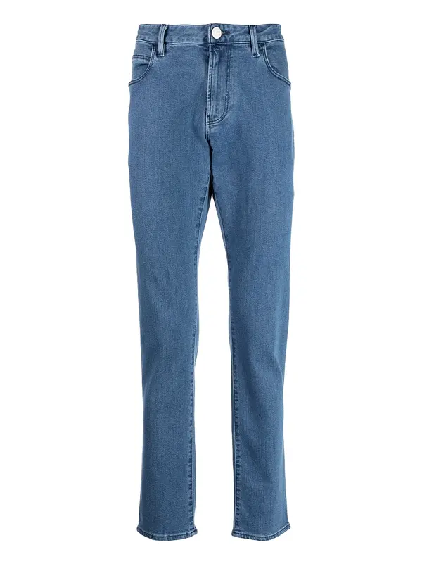Giorgio Armani Straight-leg Jeans - Blue
