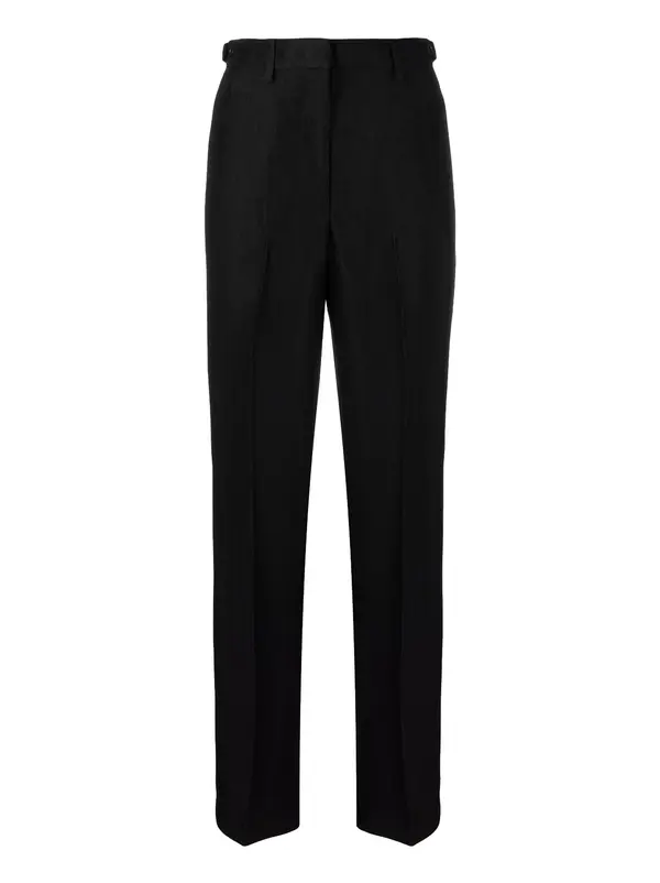 MSGM Tailored Straight-leg Trousers - Black