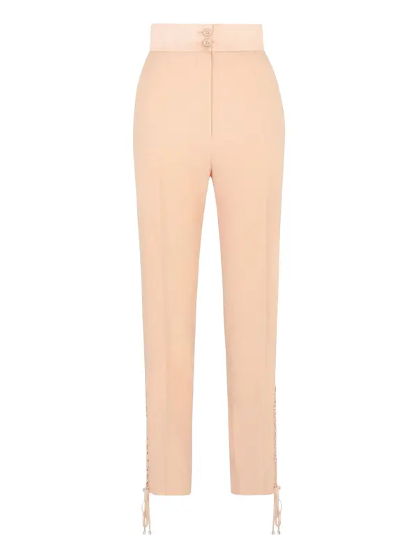 Dolce & Gabbana Gabardine Tuxedo Trousers - Pink
