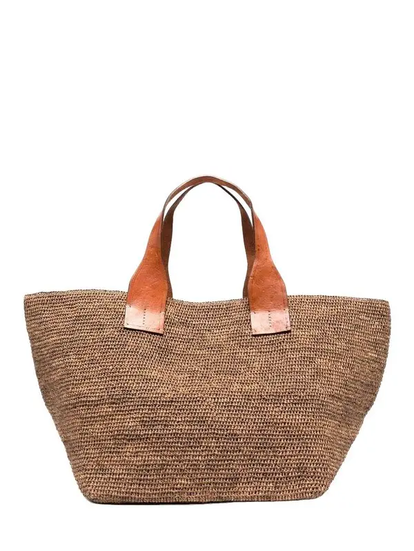 IBELIV Tokio Datea Woven Tote Bag - Brown
