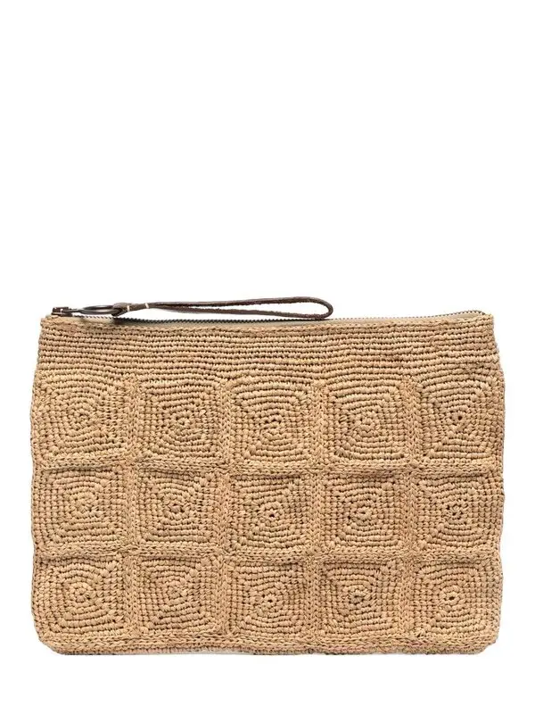 IBELIV Tanala Woven Clutch - Neutrals