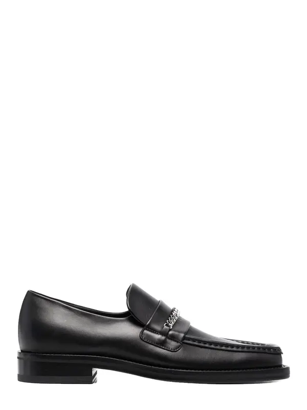 Martine Rose Leather Loafers - Black