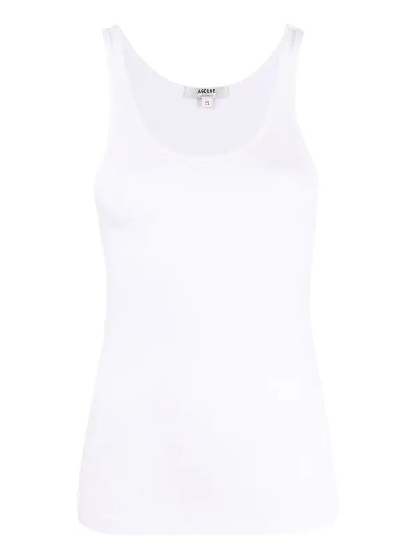 AGOLDE Stretch Tank Top - White