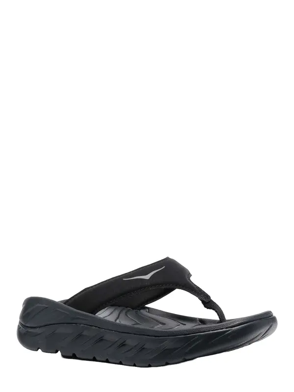 HOKA® Wedge Flip Flops - Black