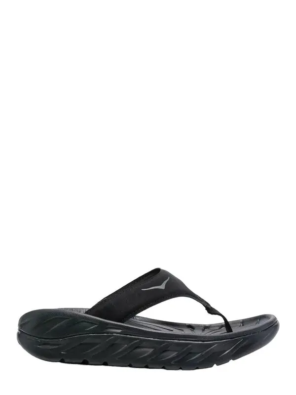 HOKA® Wedge Flip Flops - Black