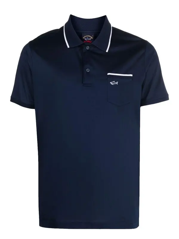 Paul & Shark Short-sleeved Polo Shirt - Blue