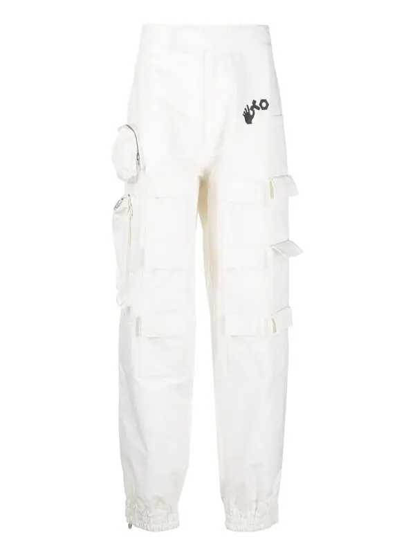 Off-White Cargo Pants - White