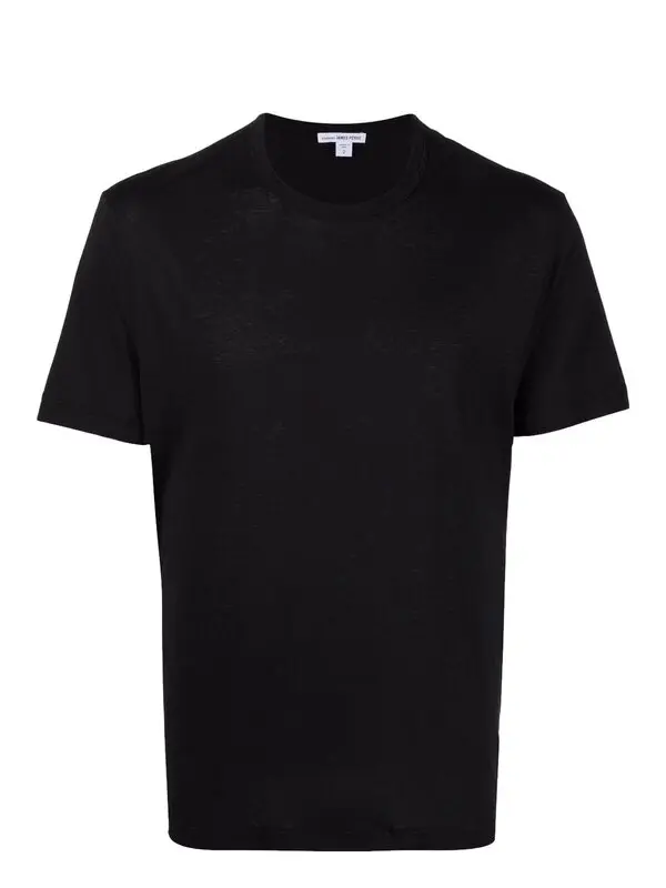 JAMES PERSE Short-sleeve Cotton T-shirt - Black