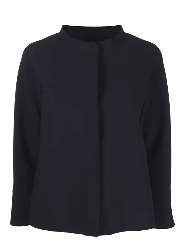 Herno Concealed-front Jacket - Black