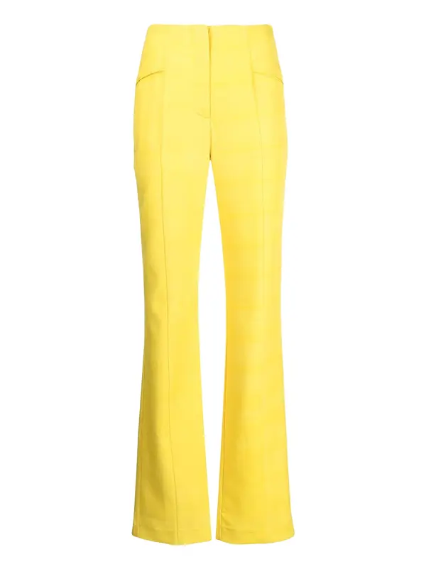 DE LA VALI Charlie Tailored Trousers - Yellow