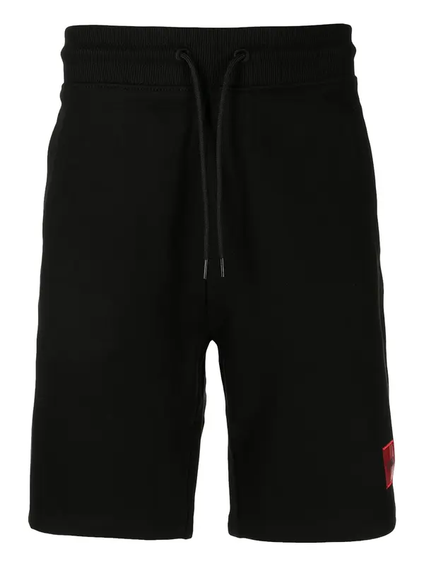 Hugo Logo-print Shorts - Black