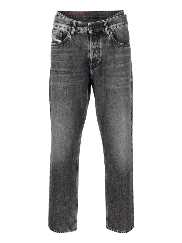 Diesel D-fining Tapered-leg Jeans - Grey