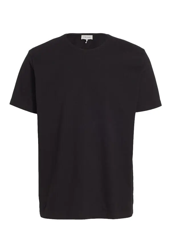 FRAME Logo Cotton T-shirt - Blanc