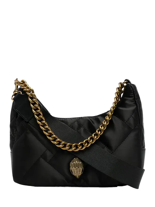 Kurt Geiger Quilted Recycled Crossbody Bag - Black
