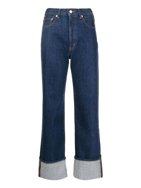 TU ES MON TRESOR High-rise Jeans - Blue