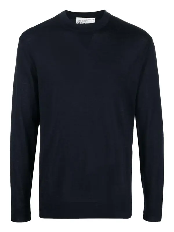 BALLANTYNE Fine-knit Cashmere Jumper - Blue