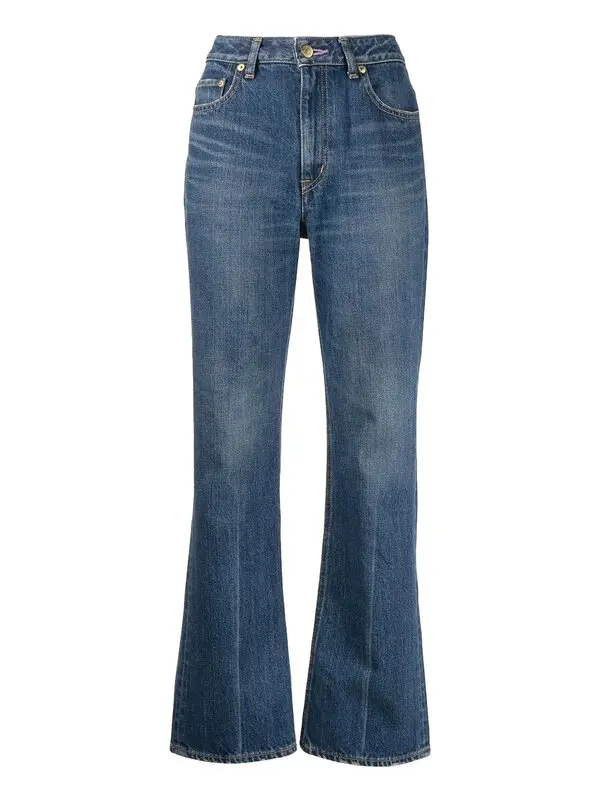 TU ES MON TRESOR The Amethyst Flared Jeans - Blue