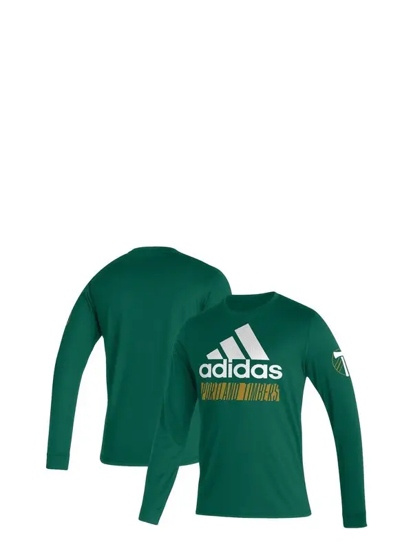 Adidas Portland Timbers Aeroready Long Sleeve T-shirt - Green