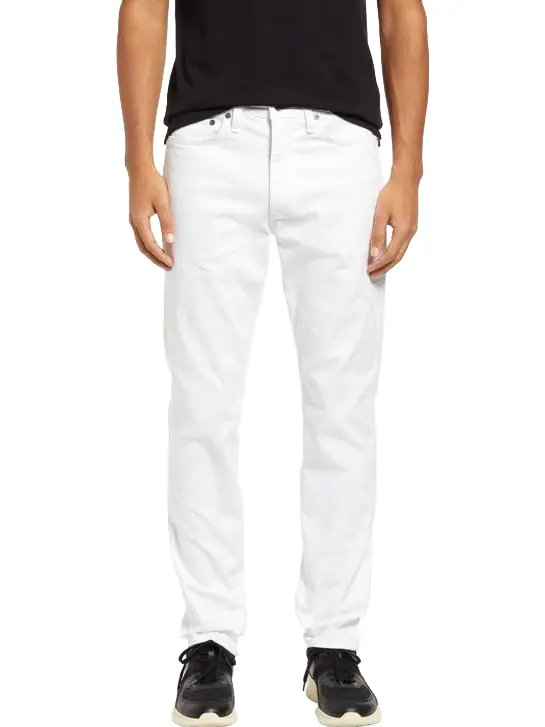 Rag & Bone Fit 2 Authentic Stretch Slim Fit Jeans - Optic White