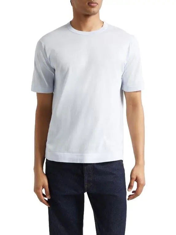 John Smedley Lorca Crewneck T-shirt - Dew