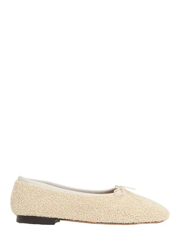 MANSUR GAVRIEL Dream Ballerina Flat - Jasmine Textured Raffia