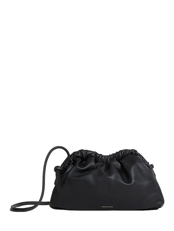 MANSUR GAVRIEL Mini Cloud Clutch - Black/flamma