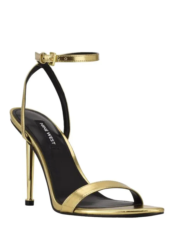 Nine West Reina Ankle Strap Sandal - Gold