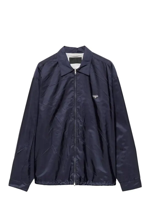 Prada Re-nylon Blouson Jacket - Blue