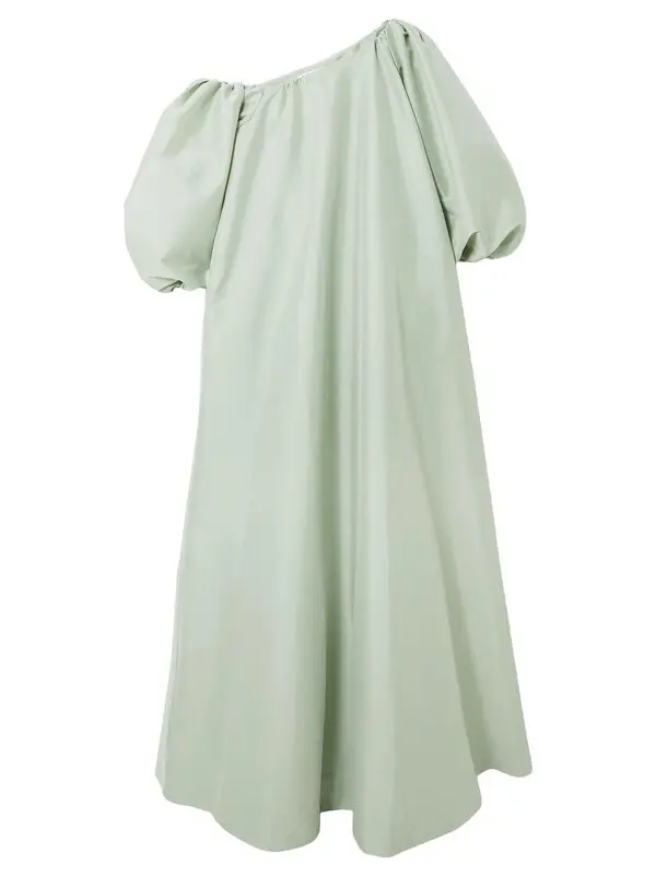 Bernadette Nathalie Off-the-shoulder Taffeta Gown - Green