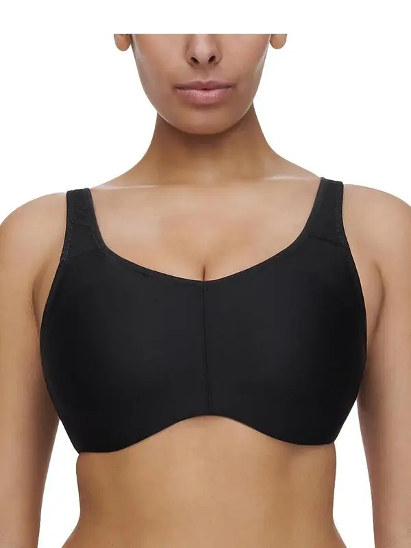 Chantelle High Impact Everyday Sports Bra - Black/grey
