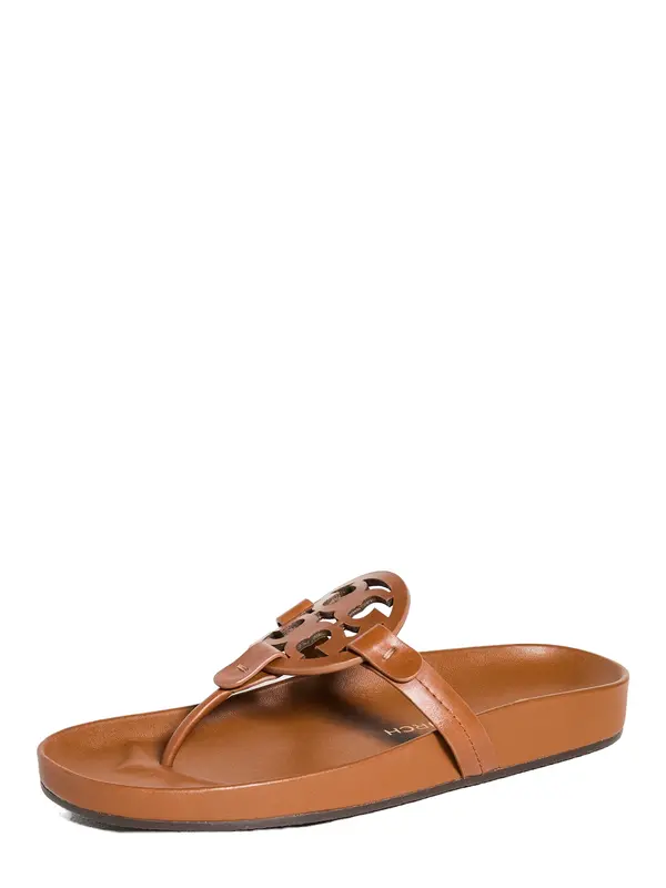 Tory Burch Miller Cloud Sandals - Bourbon Miele