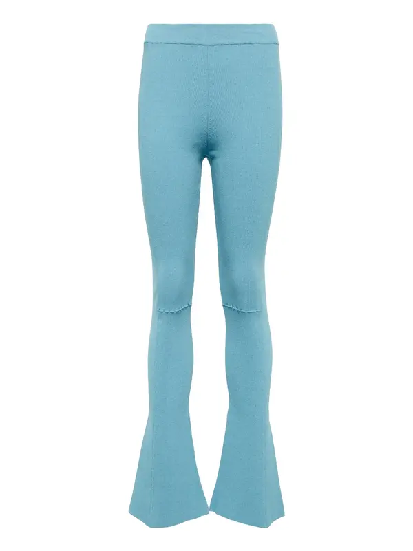 Jacquemus Le Pantalon Baunhila Knit Pants - Blue