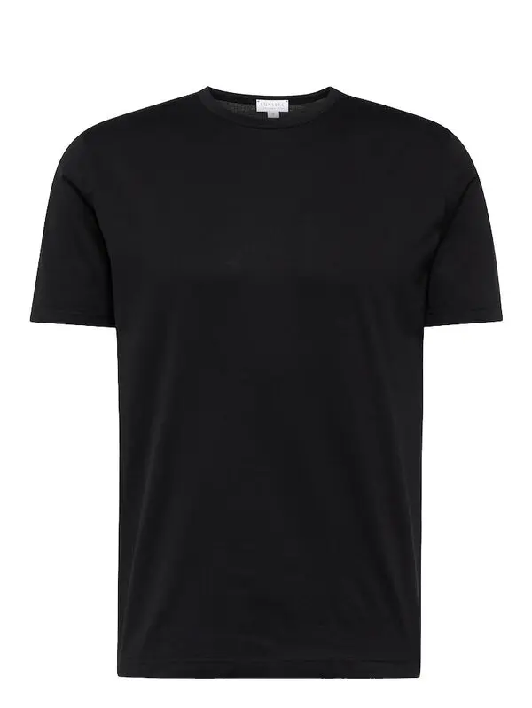 Sunspel Classic Cotton T-shirt - Black