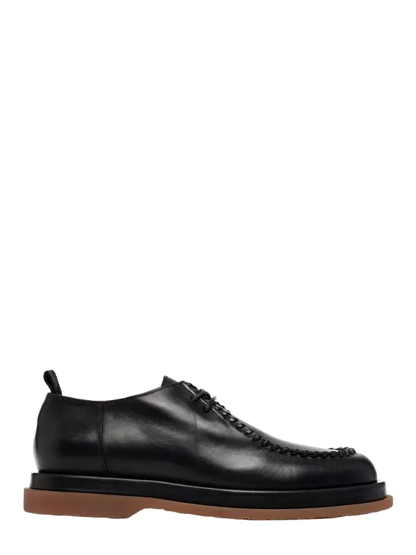 BOTTERO Leather Derby Shoes - Black