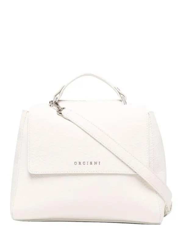 ORTIGNI Foldover Tote Bag - White