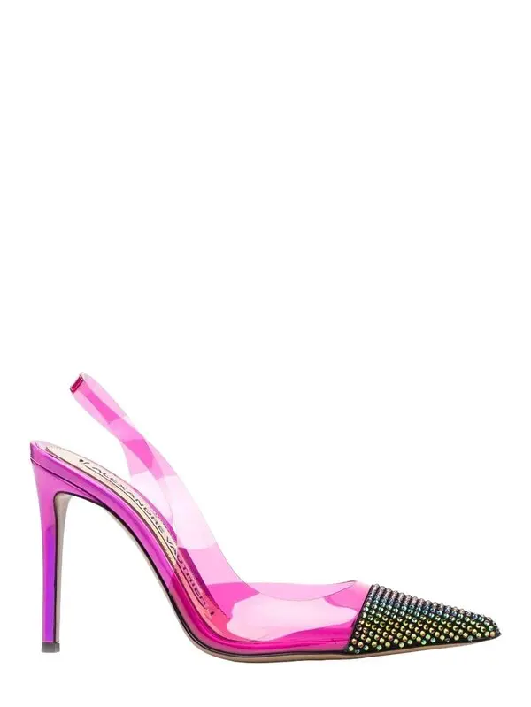 Alexandre Vauthier Contrast Slingback Pumps - Pink